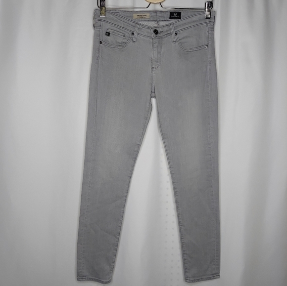 Ag Adriano Goldschmied | Jeans | Ag Adriano Goldschmied Jean Stevie Ankle Slim Straight Gray ...